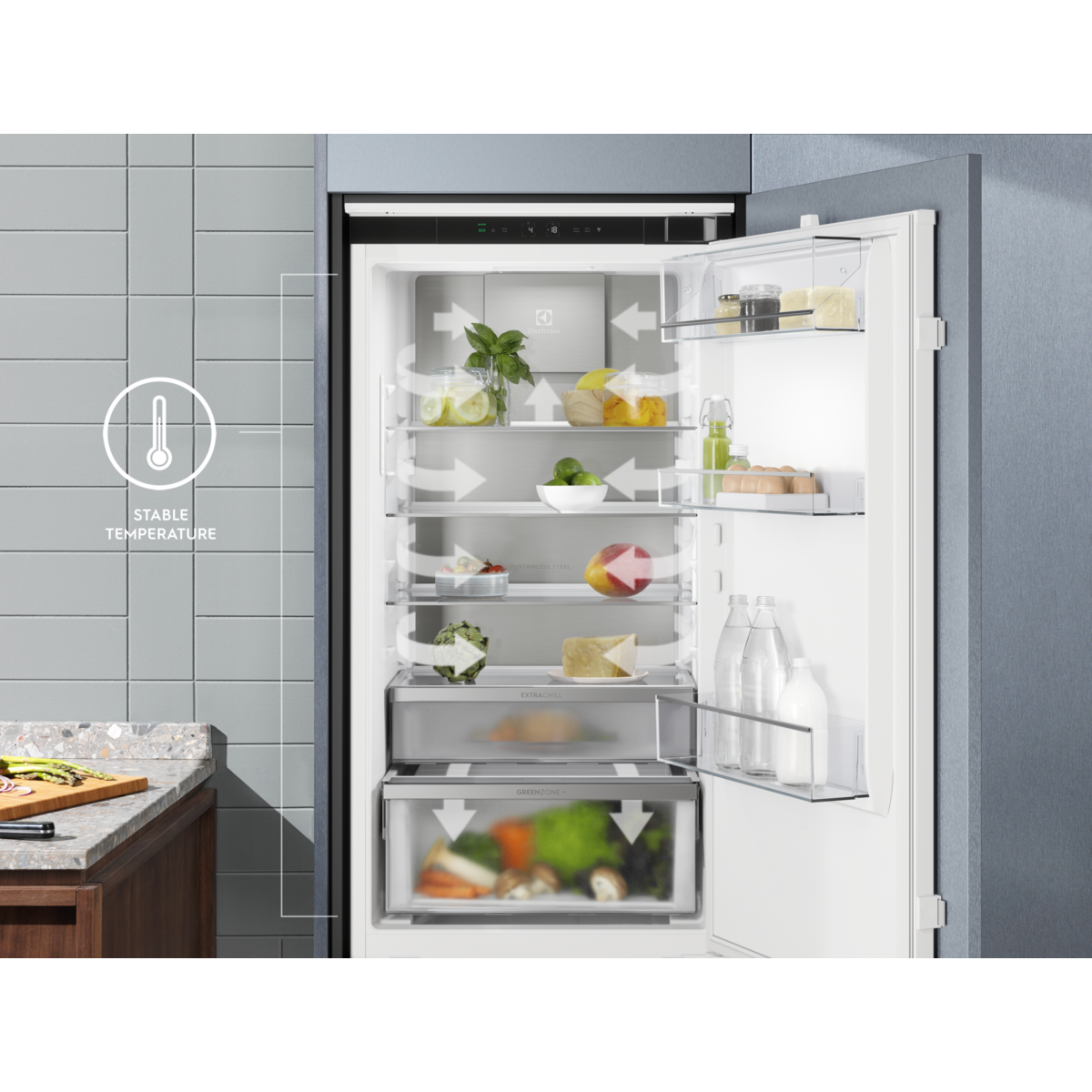 Lodówka Genesi Cooling 360° 800 MultiSpace CustomFlex 188,4 cm Lodówka ...