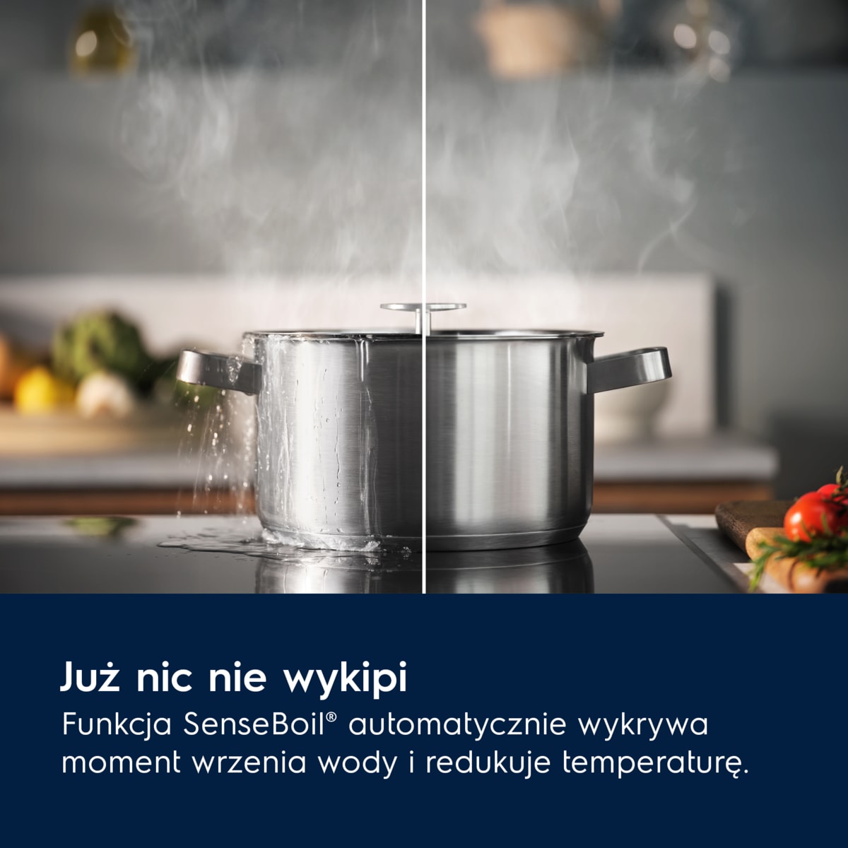 Płyta indukcyjna 800 Sense Boil+Fry SLIM-FIT 80 cm Płyta indukcyjna ...